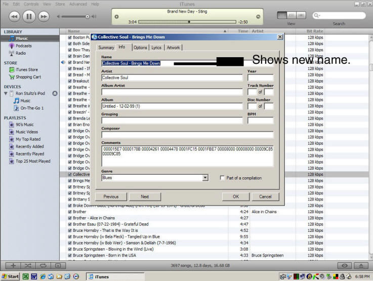  Track Numbers Instead Of File Numbers In ITunes 